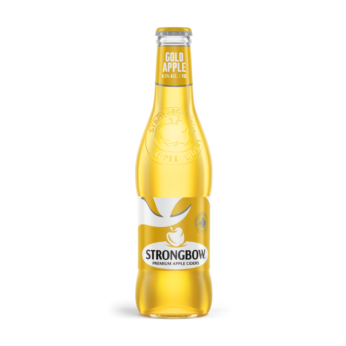 STRONGBOW GOLD APPLE CIDER | 24 x 330ml NRBs | 4.5% ALC/VOL – Devil's ...