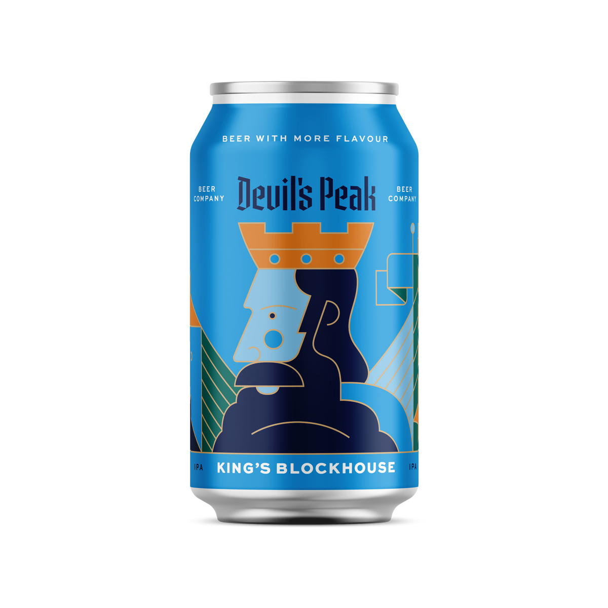 Devil's Peak King's Blockhouse IPA | 24 X 330ml Cans | 6% ALC/VOL ...