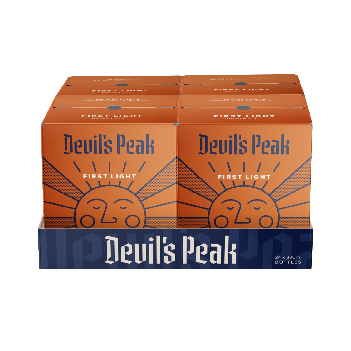 Devil's Peak First Light Golden Ale | 24 x 330ml NRBs | 4.5% ALC/VOL ...