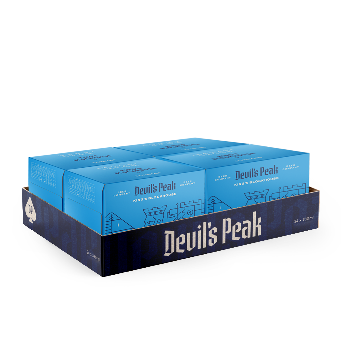 Devil's Peak King's Blockhouse IPA | 24 X 330ml Cans | 6% ALC/VOL ...